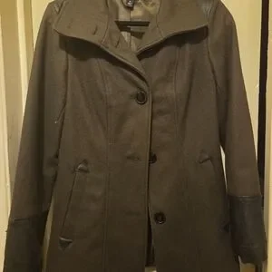 Nicole Miller | Jackets & Coats | Nicole Miller Dark Olive Woolblend ...